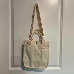 Bags | New Small Multi Pocket Canvas Bag With Adjustable Shoulder Strap ...